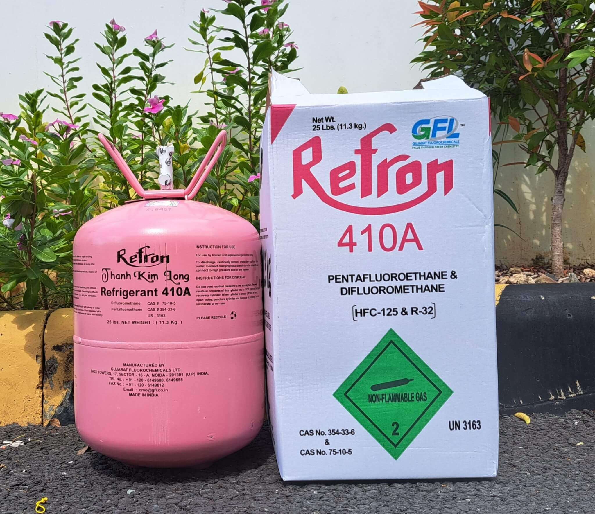 Gas lạnh Refron R410 (11.3kg) - Thanh Kim Long - Nhà phân phối Gas Lạnh Hàng Đầu Việt Nam