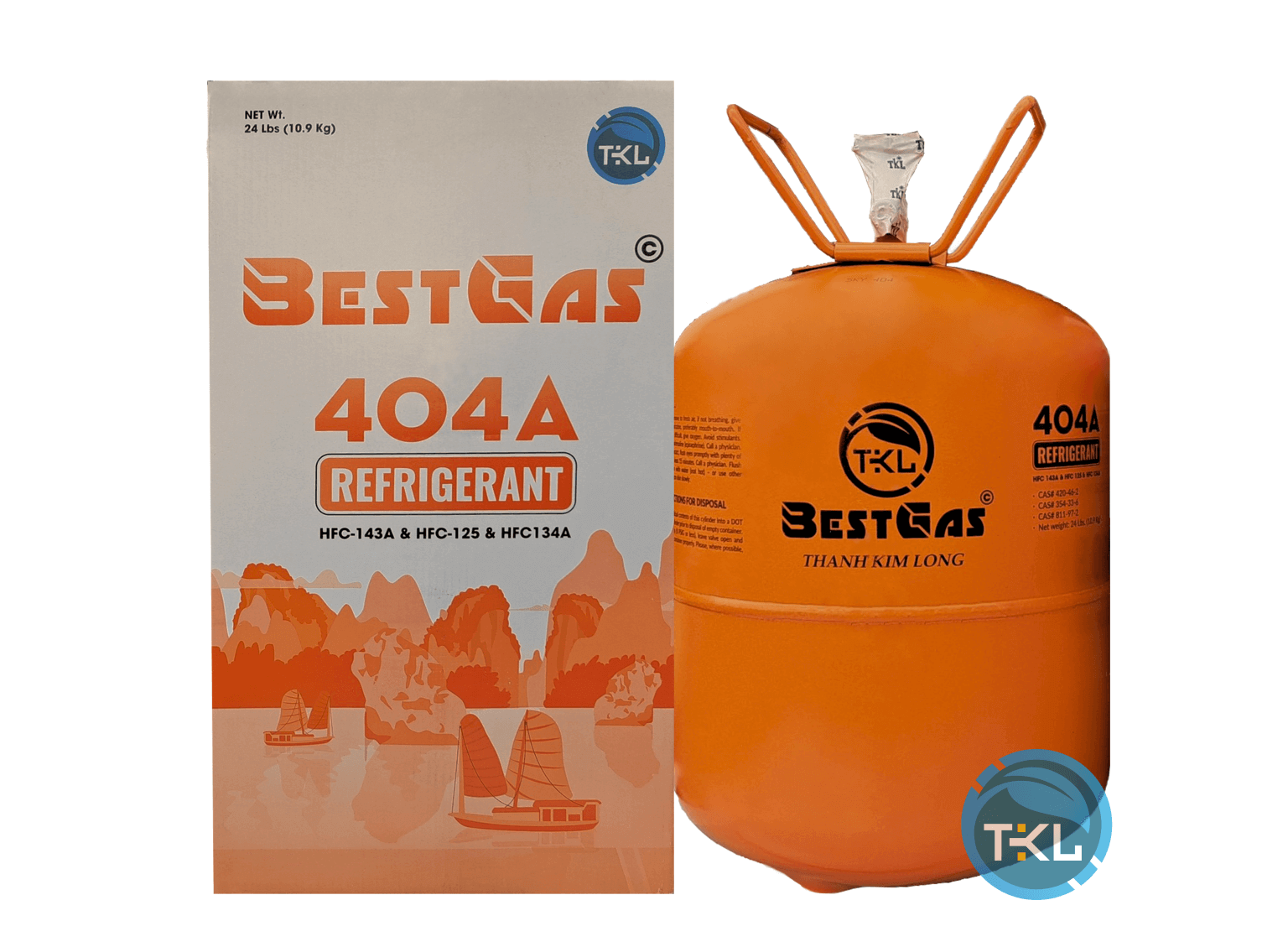 Gas Lạnh BESTGAS Thanh Kim Long R404A (10.9 KG)